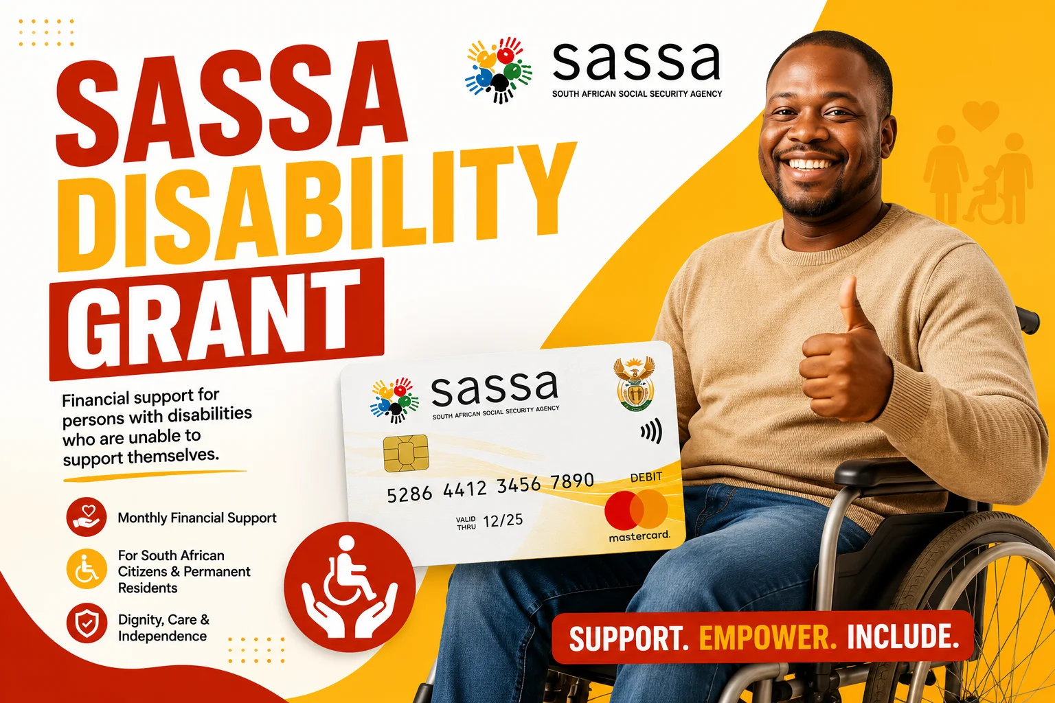 SASSA Disability Grant Amount and Application Method 2026